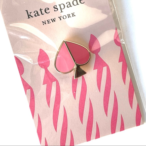 kate spade | Jewelry | Vintage Kate Spade Logo Birthday Enamel Pin ...